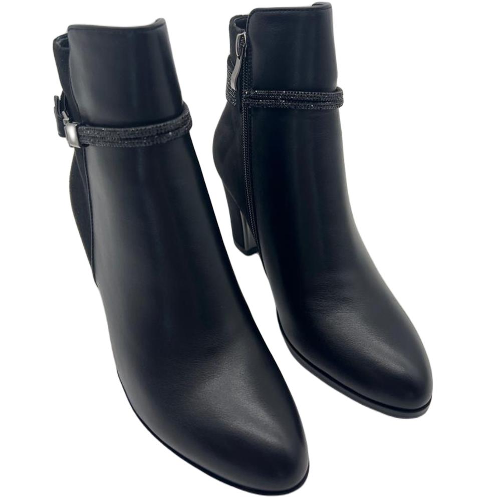 REDZ WOMENS ZIP ANKLE BOOT - BLACK | Paul Byron Shoes | Ireland