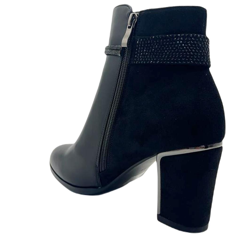 REDZ WOMENS ZIP ANKLE BOOT - BLACK | Paul Byron Shoes | Ireland