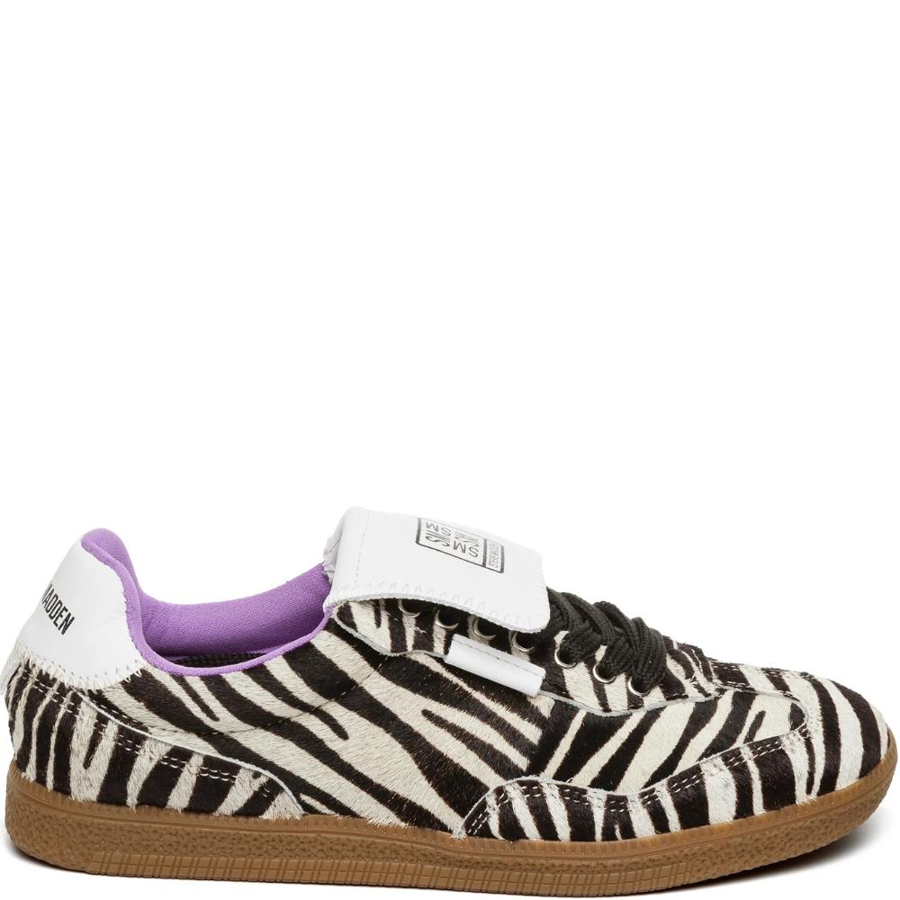 STEVE MADDEN WOMENS LACE TRAINER - ZEBRA | Paul Byron Shoes | Ireland