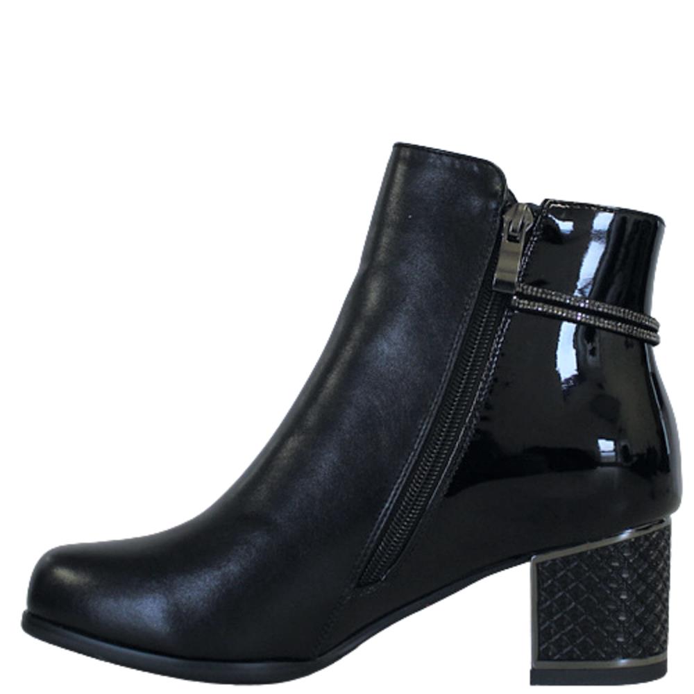REDZ WOMENS ZIP ANKLE BOOT - BLACK | Paul Byron Shoes | Ireland