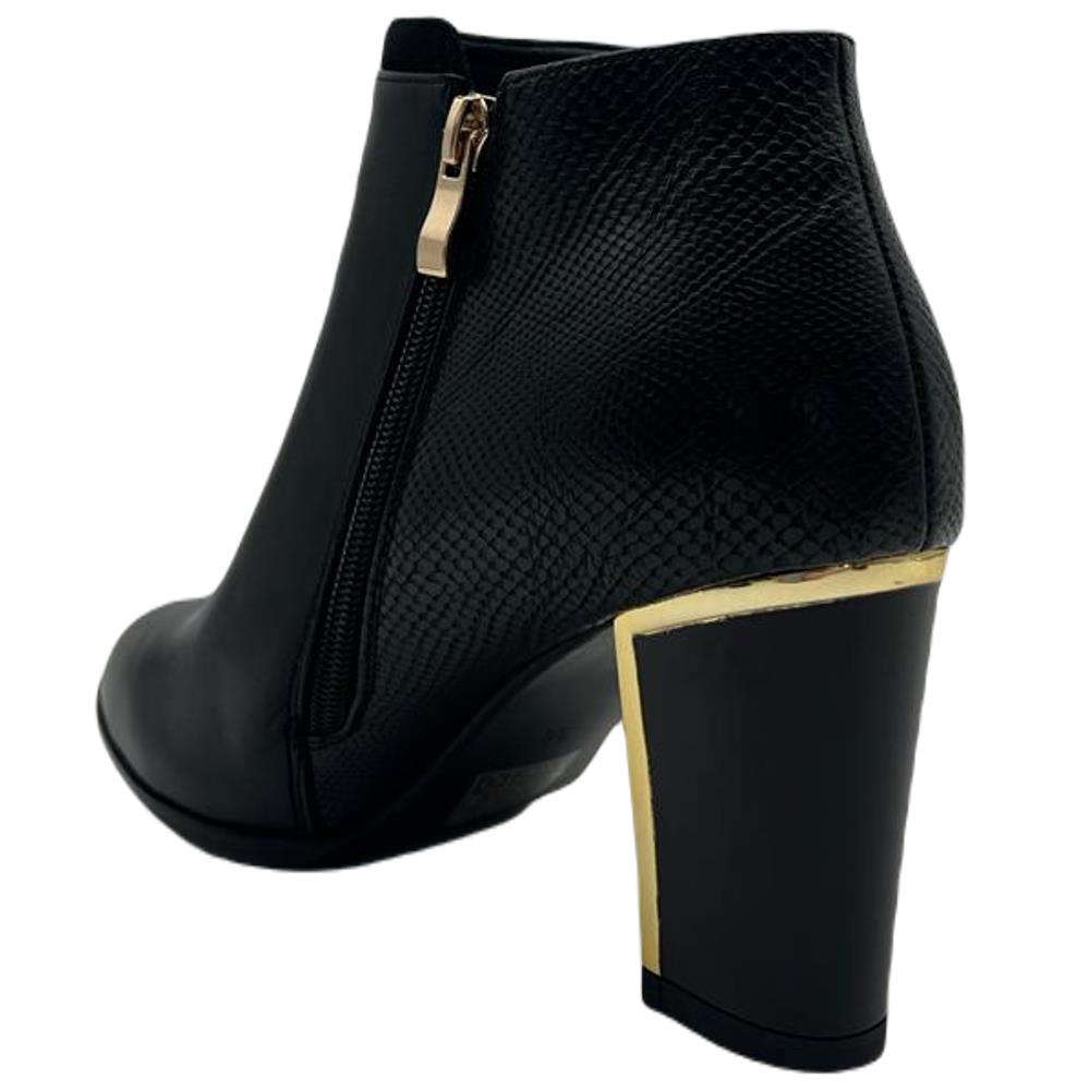 REDZ WOMENS ZIP ANKLE BOOT - BLACK | Paul Byron Shoes | Ireland
