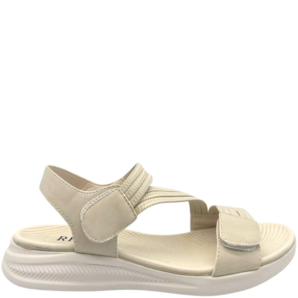 REDZ WOMENS STRAP SANDAL - BEIGE | Paul Byron Shoes | Ireland