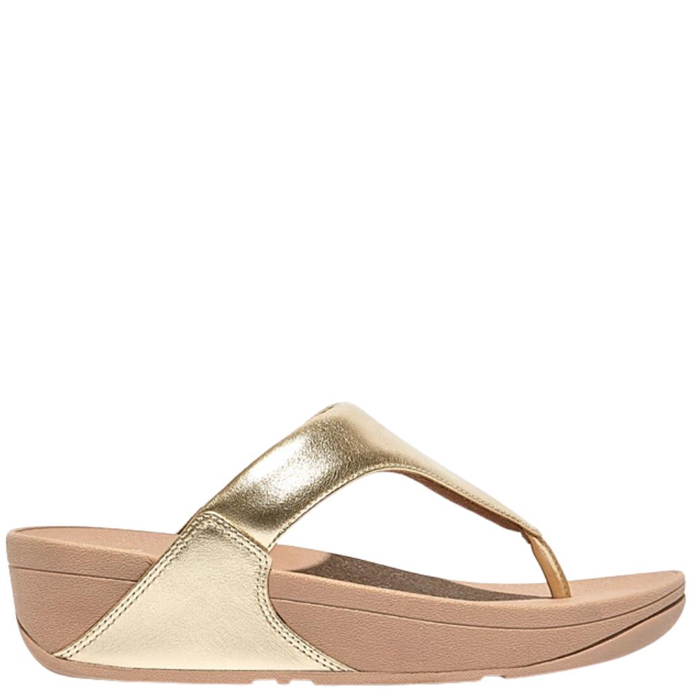 FIT FLOP WOMENS WEDGE TOE POST SANDAL - PLATINO | Paul Byron Shoes ...