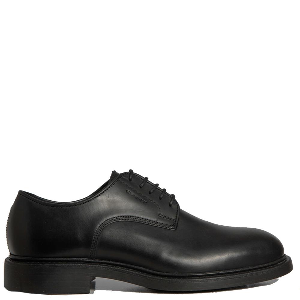 GANT MENS LACE SHOE - BLACK LEATHER | Paul Byron Shoes | Ireland