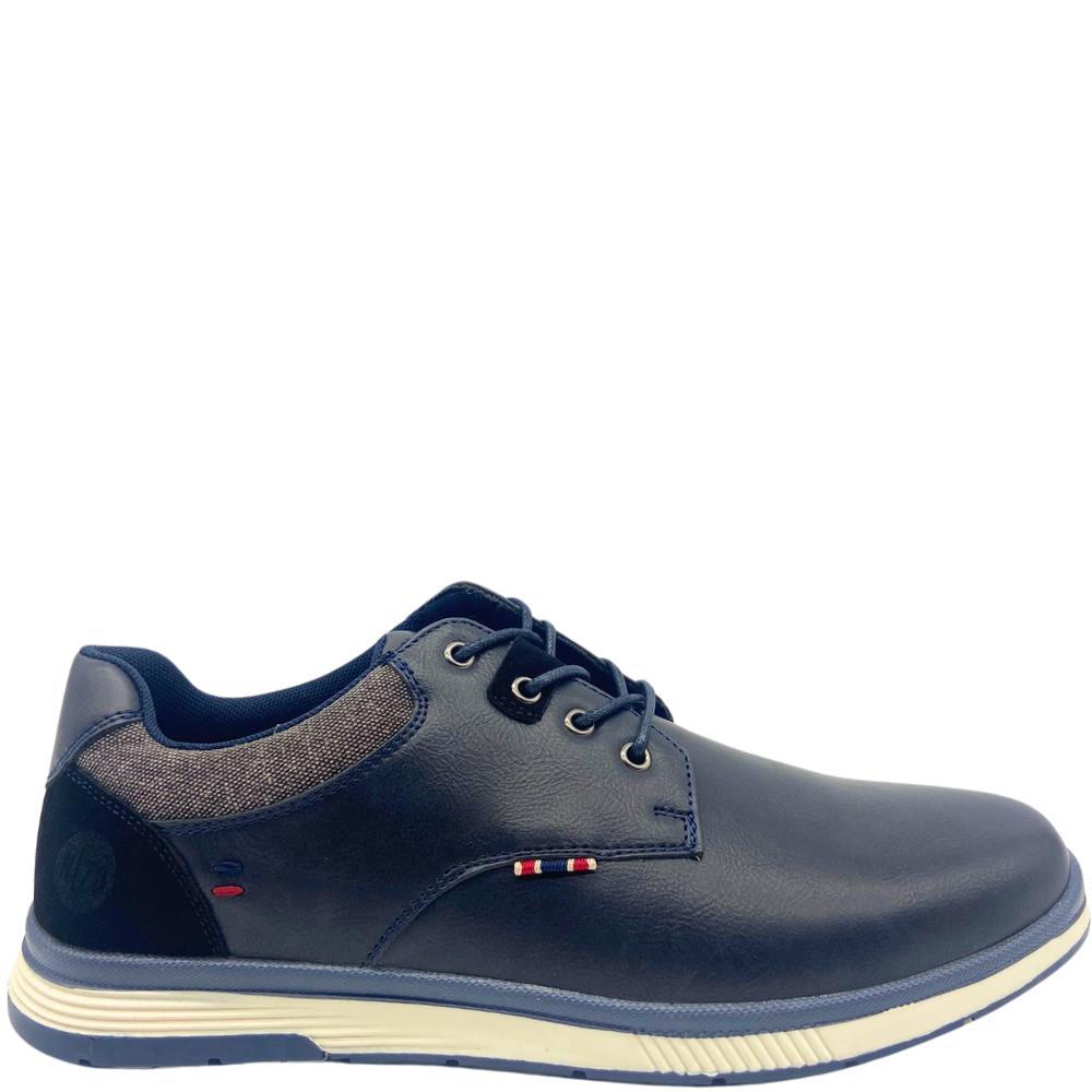 NINETY 78 MENS LACE CASUAL SHOE - NAVY | Paul Byron Shoes | Ireland