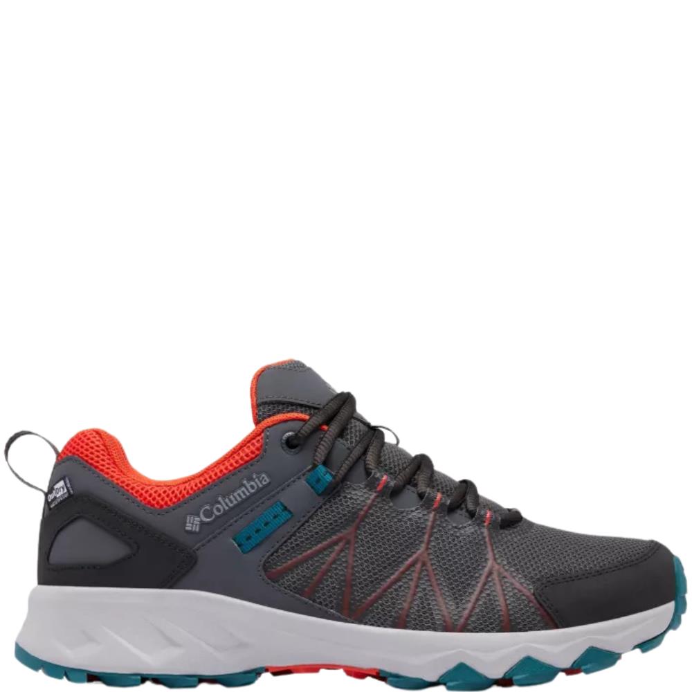 COLUMBIA MENS WATERPROOF LACE TRAINER - SHARK RED | Paul Byron Shoes ...