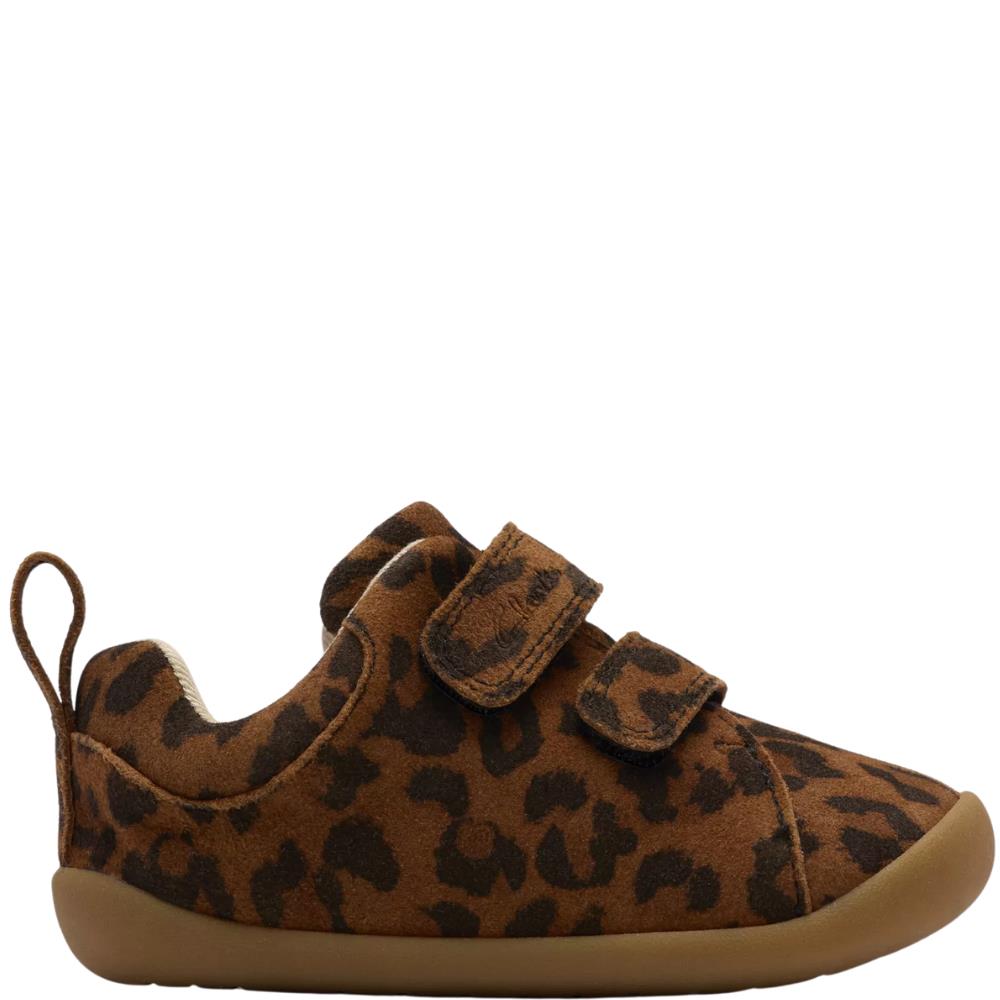 CLARKS KIDS STRAP SHOE - LEOPARD ANIMAL PRINT | Paul Byron Shoes | Ireland