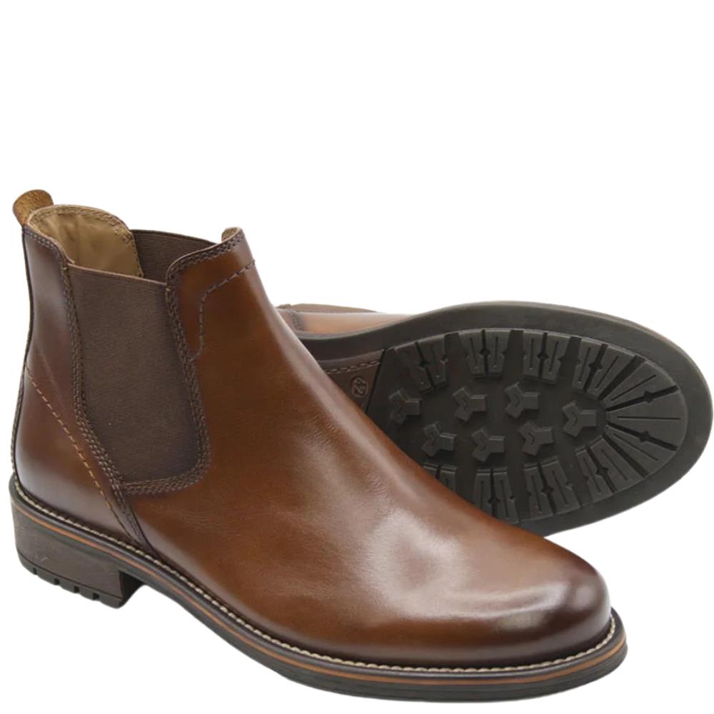DUBARRY MENS CHELSEA ANKLE BOOT - CHESTNUT | Paul Byron Shoes | Ireland