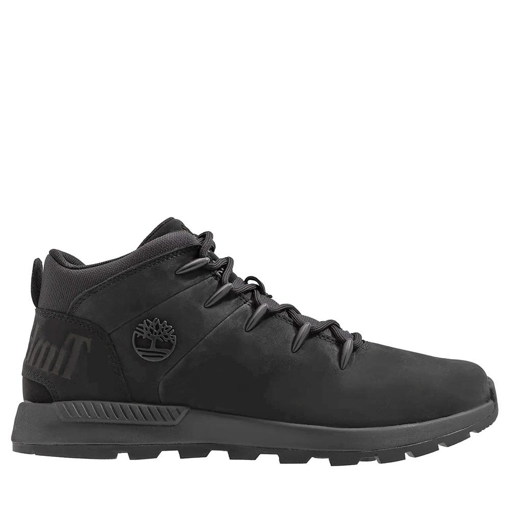 TIMBERLAND MENS MID LACE ANKLE BOOT - BLACK NUBUCK | Paul Byron Shoes ...