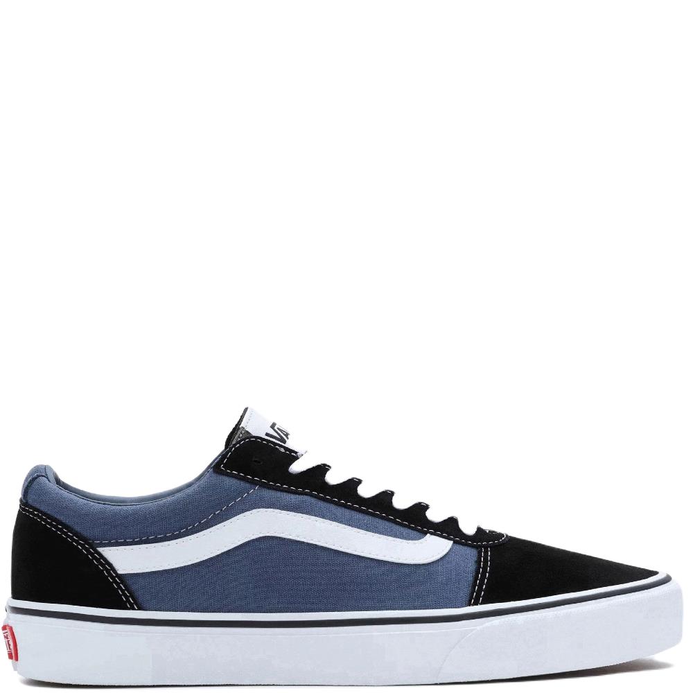 VANS MENS WARD LACE TRAINER - BLACK BLUE | Paul Byron Shoes | Ireland
