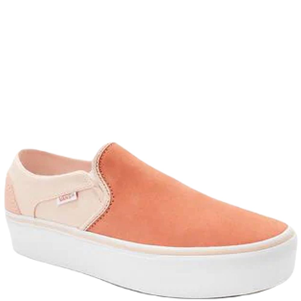 VANS WOMENS ASHER PLATFORM TRAINER - PEACH | Paul Byron Shoes | Ireland