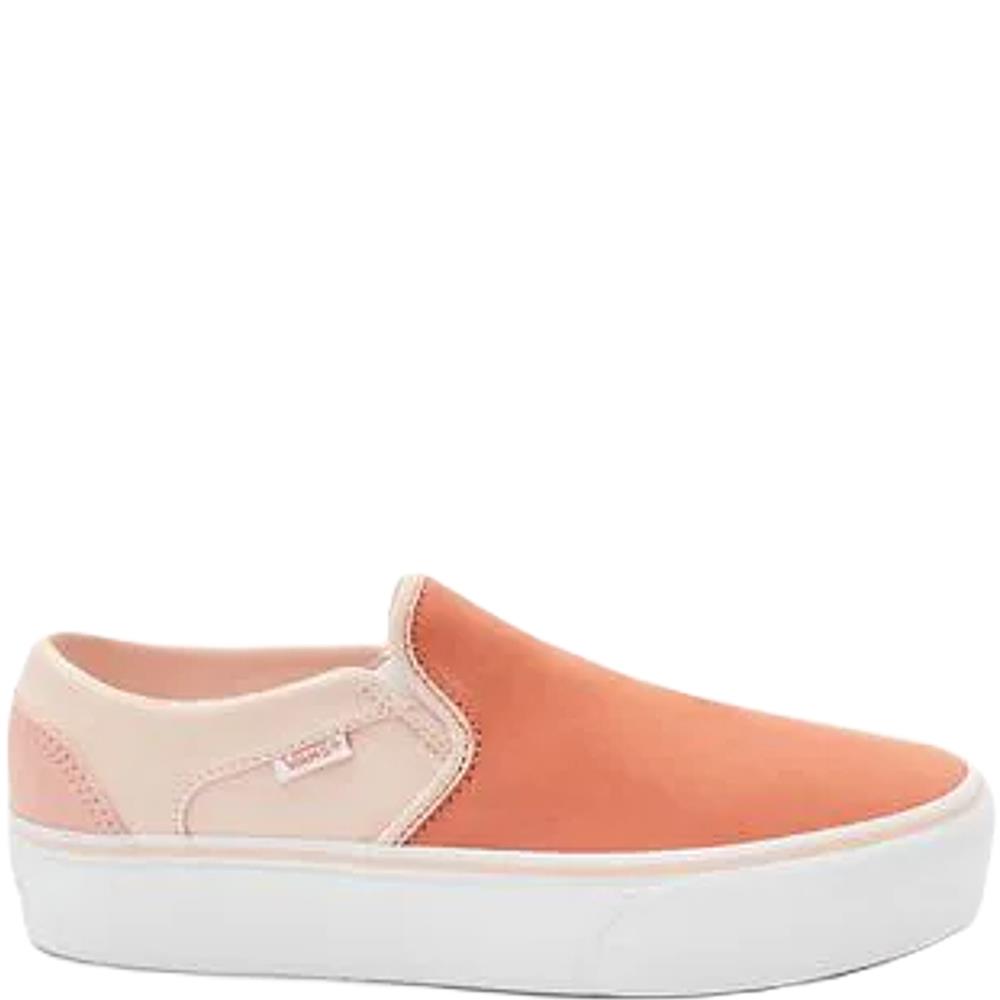 VANS WOMENS ASHER PLATFORM TRAINER - PEACH | Paul Byron Shoes | Ireland