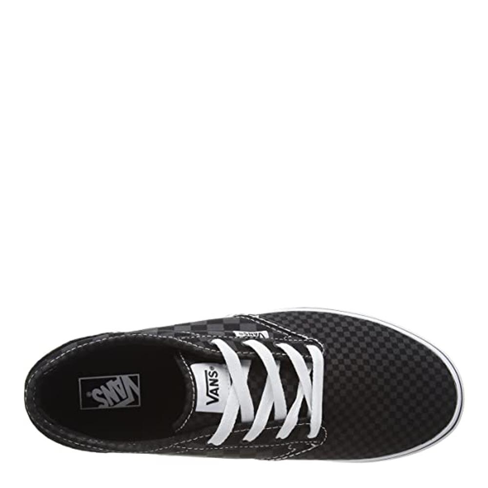 VANS KIDS ATWOOD CHECKER LACE TRAINER - BLACK WHITE | Paul Byron Shoes ...