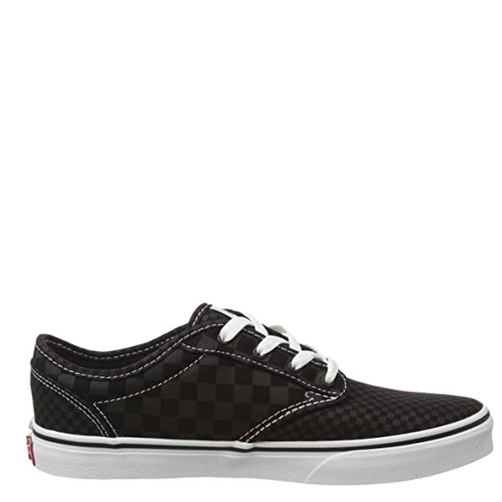 VANS KIDS ATWOOD CHECKER LACE TRAINER - BLACK WHITE | Paul Byron Shoes ...