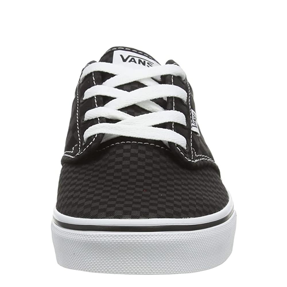 VANS KIDS ATWOOD CHECKER LACE TRAINER - BLACK WHITE | Paul Byron Shoes ...