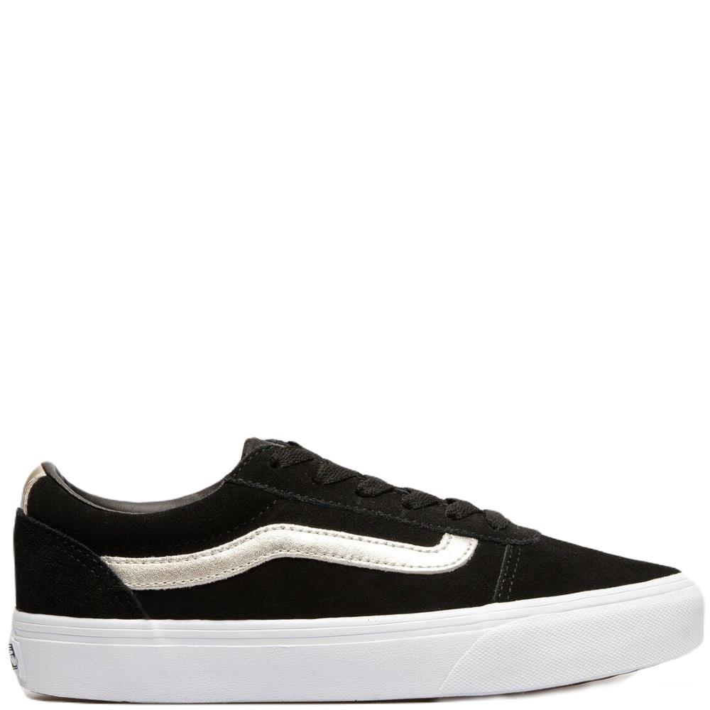 VANS WOMENS WARD LACE TRAINER - BLACK GOLD | Paul Byron Shoes | Ireland