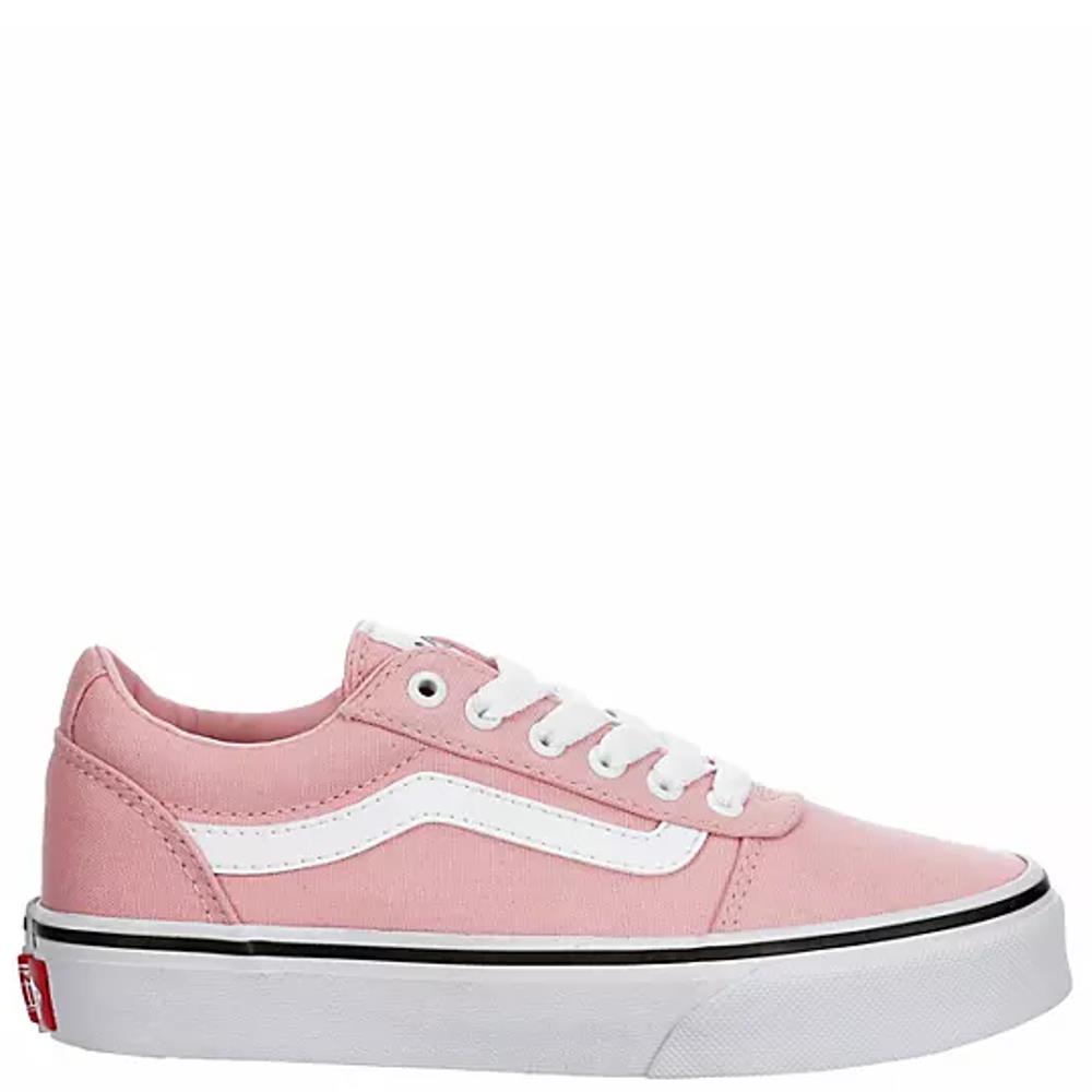 VANS GIRLS WARD LACE TRAINER - PINK WHITE | Paul Byron Shoes | Ireland