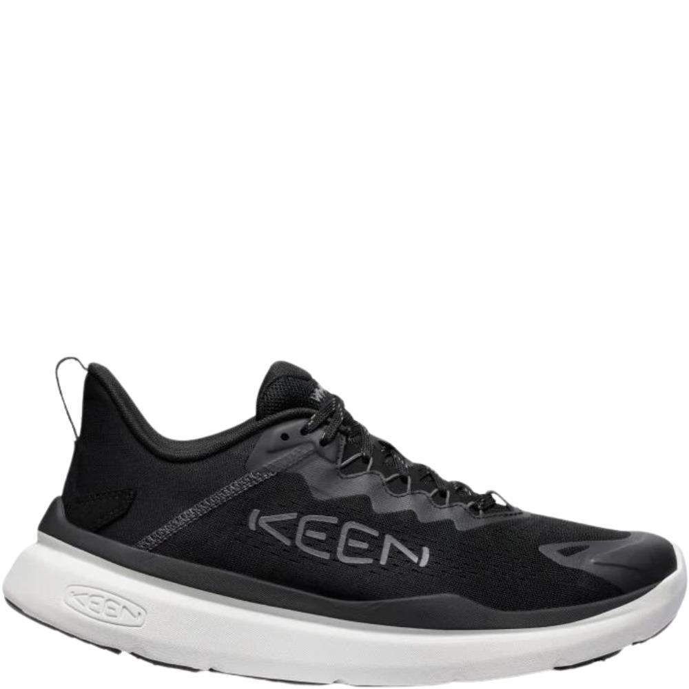 KEEN WOMENS WALKER LACE TRAINER - BLACK WHITE | Paul Byron Shoes | Ireland