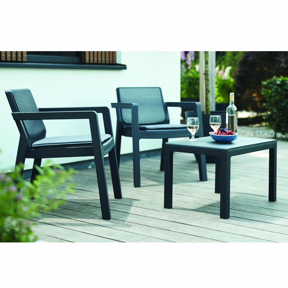 Keter Emily Balcony Set with Cushions | Your Home and Garden