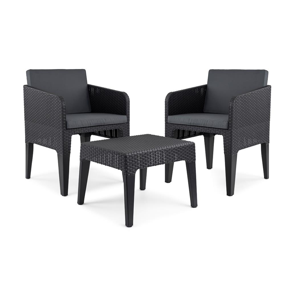 Keter Columbia Balcony Set Graphite | Your Home and Garden