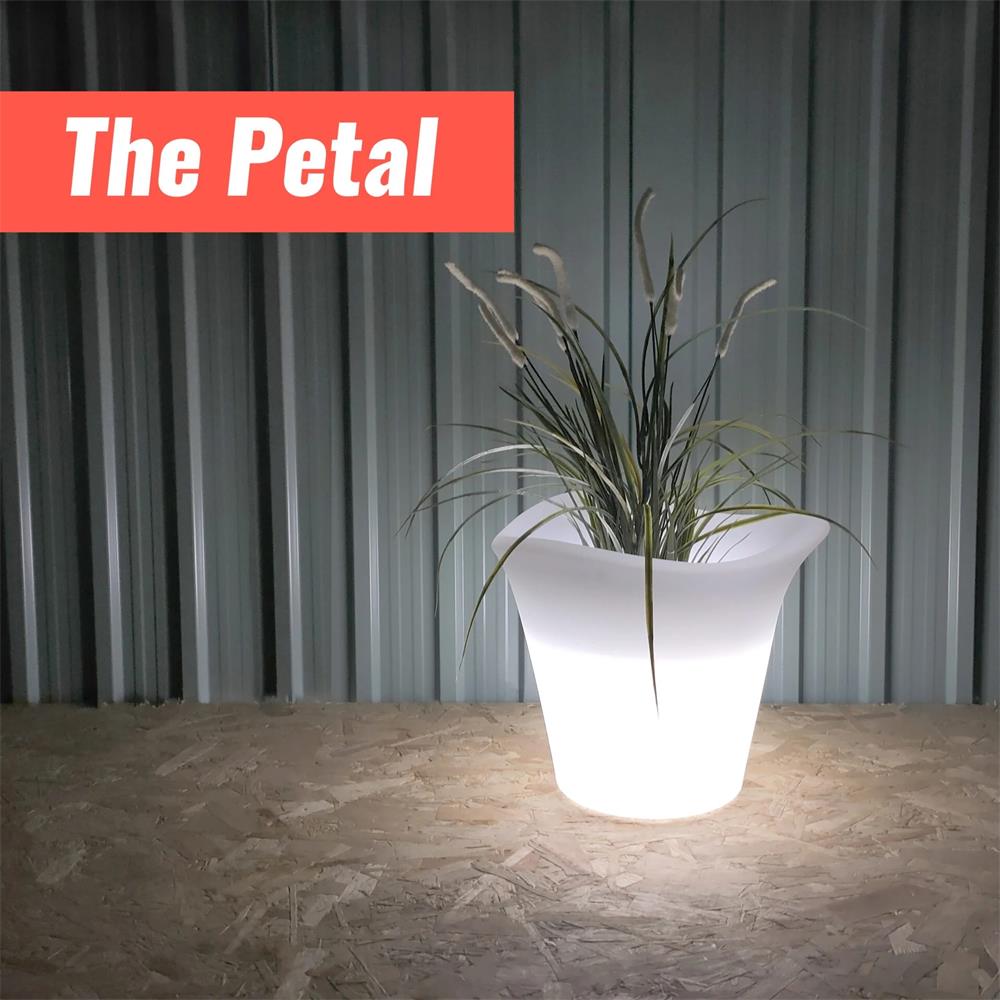 Sheds Direct LED Plant Pot - The Petal | Your Home and Garden