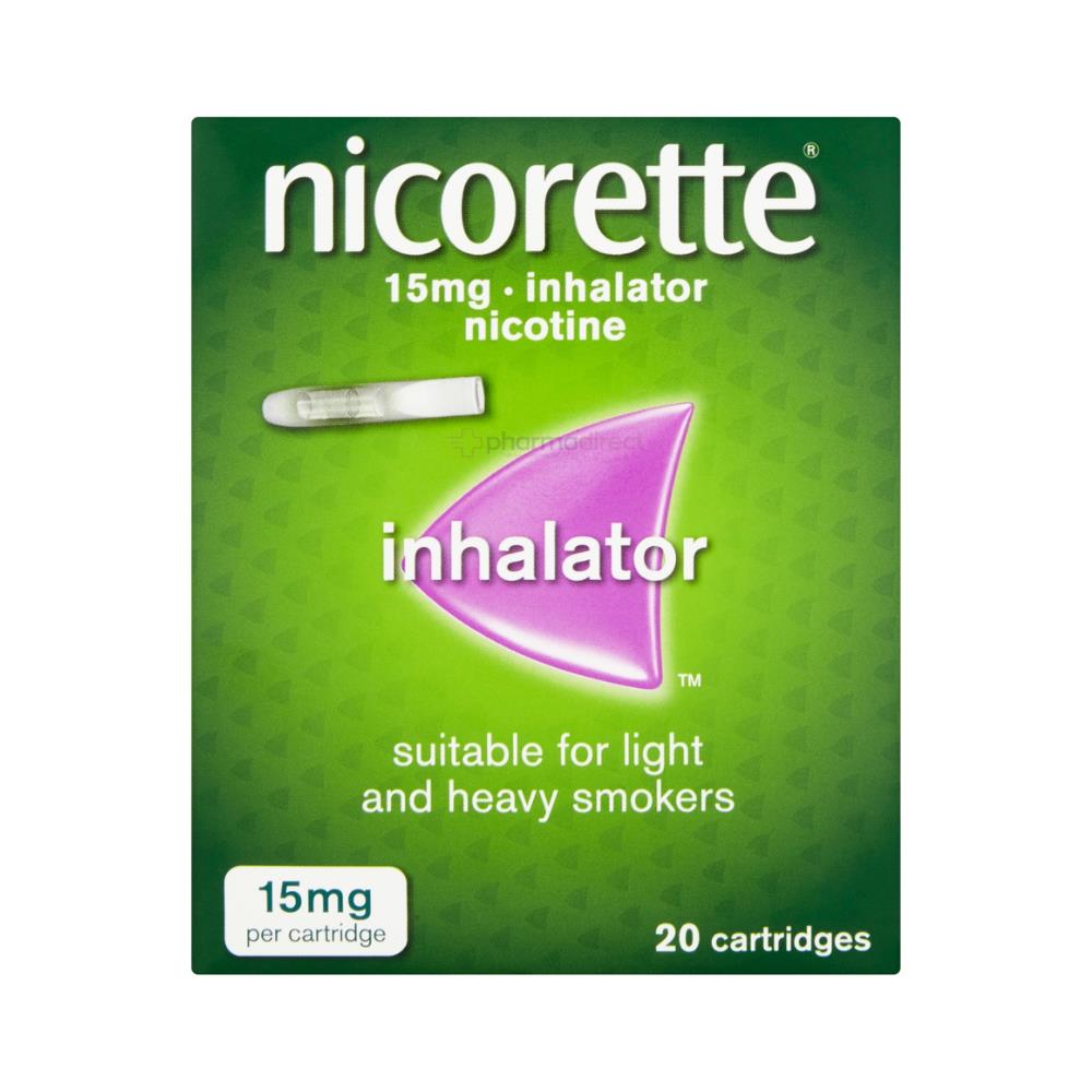 Nicorette 15mg Nicotine Inhaler - 20 Cartridges