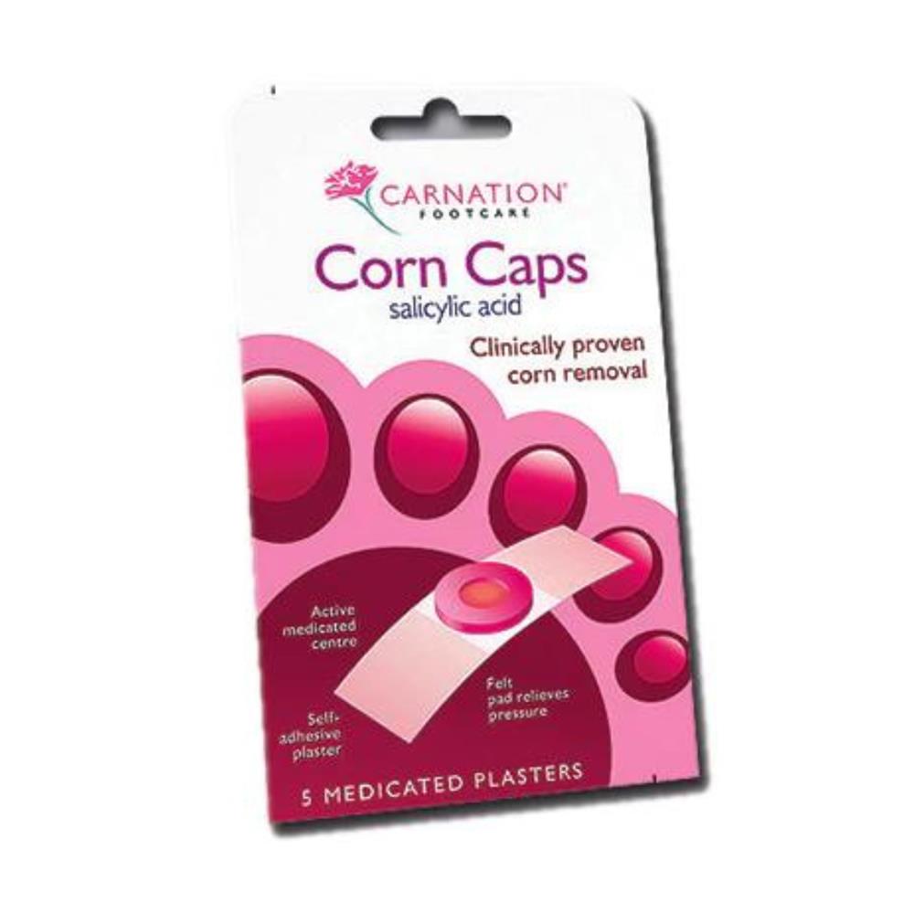 Carnation Corn Caps - 5 Medicated Plasters