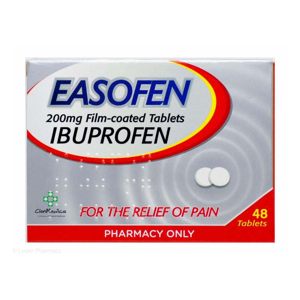 Easofen 200mg Ibuprofen - 48 Tablets