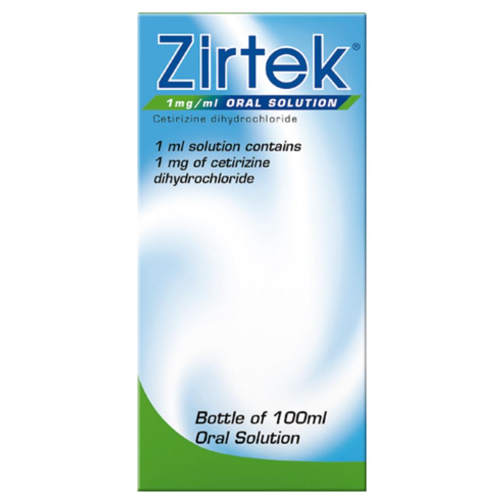 Zirtek 1mg/ml Oral Solution 100ml