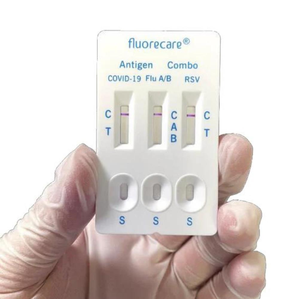 FluoreCare Influenza A/B+Covid-19 Rsv Combo Antigen Test (1 Test)