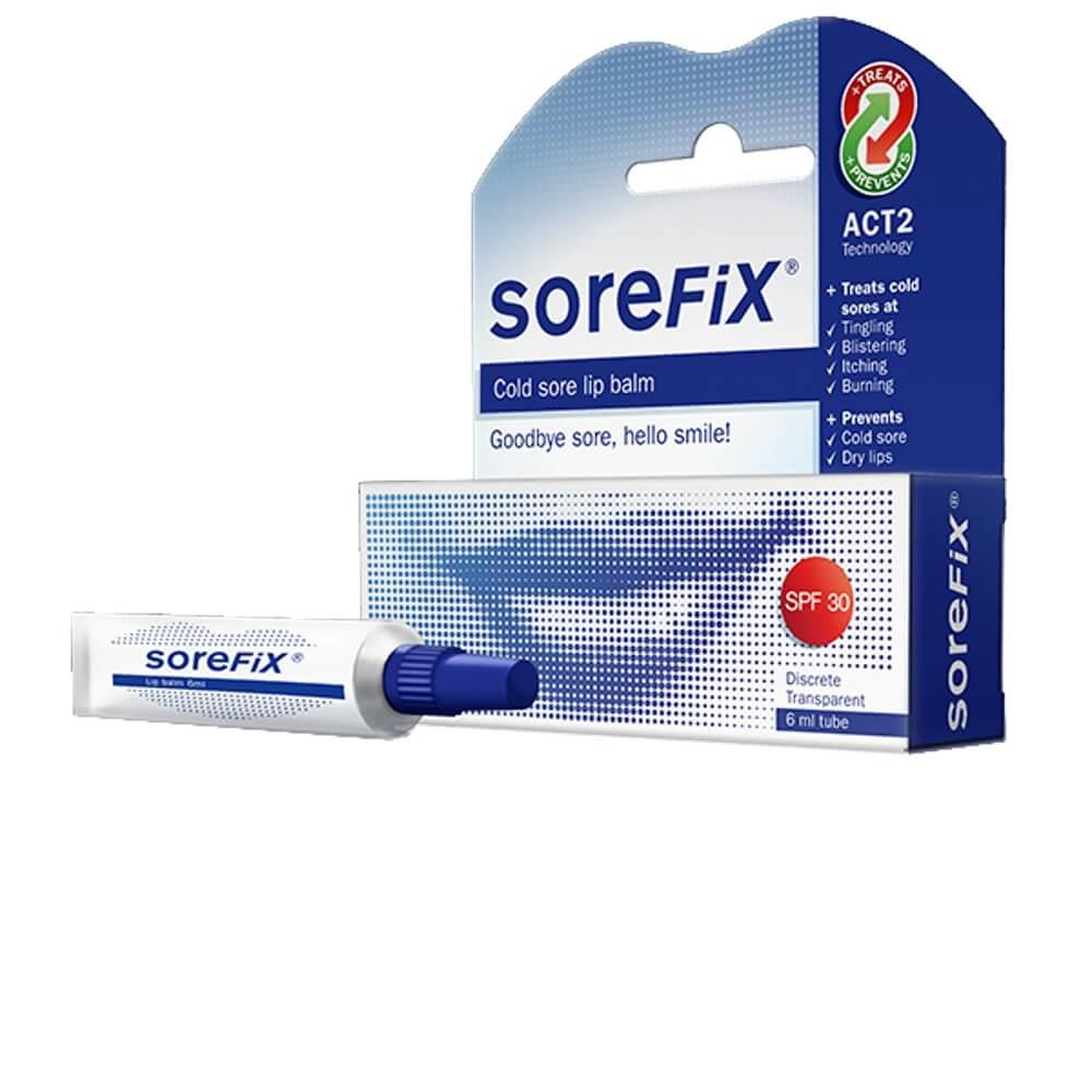 Sorefix Rescue Cold Sore Cream 6ml Tube | PharmaDirect.ie