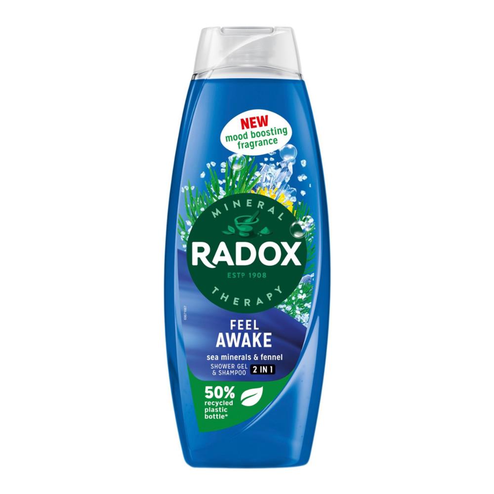 Radox Feel Awake Shower Gel & Shampoo 450ml | Pharmadirect | Killarney ...
