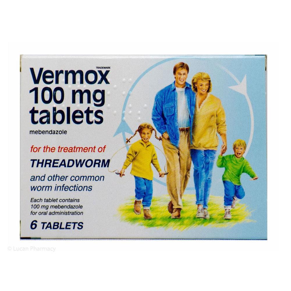 VERMOX TABLETS 100MG 6 TABLETS | Molloys Pharmacy | Ireland
