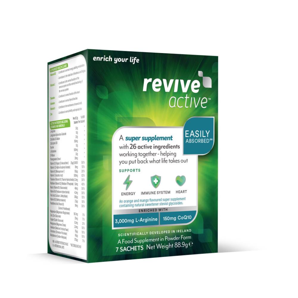 REVIVE ACTIVE GREEN 7 SACHETS | Molloys Pharmacy | Ireland