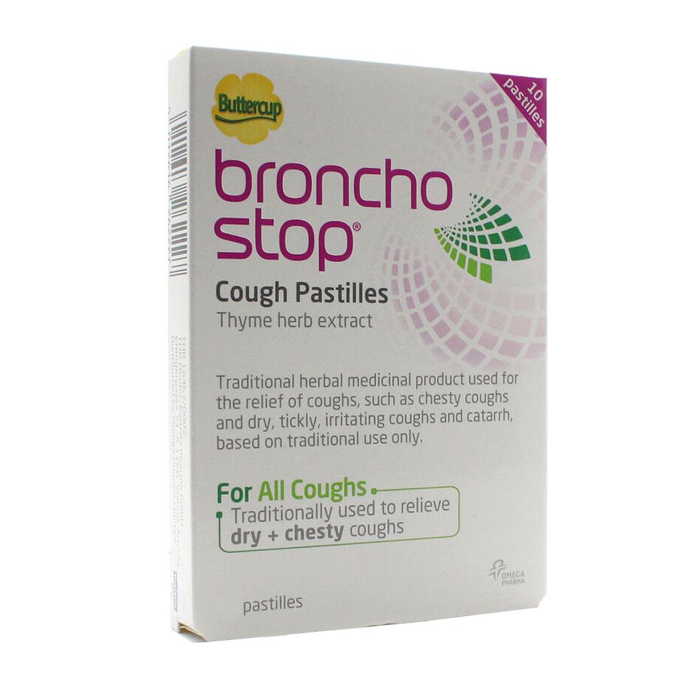 BRONCHOSTOP COUGH PASTILES 20 PASTILES | Molloys Pharmacy | Ireland