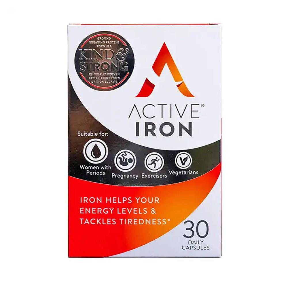 ACTIVE IRON 30 CAPSULES | Molloys Pharmacy | Ireland