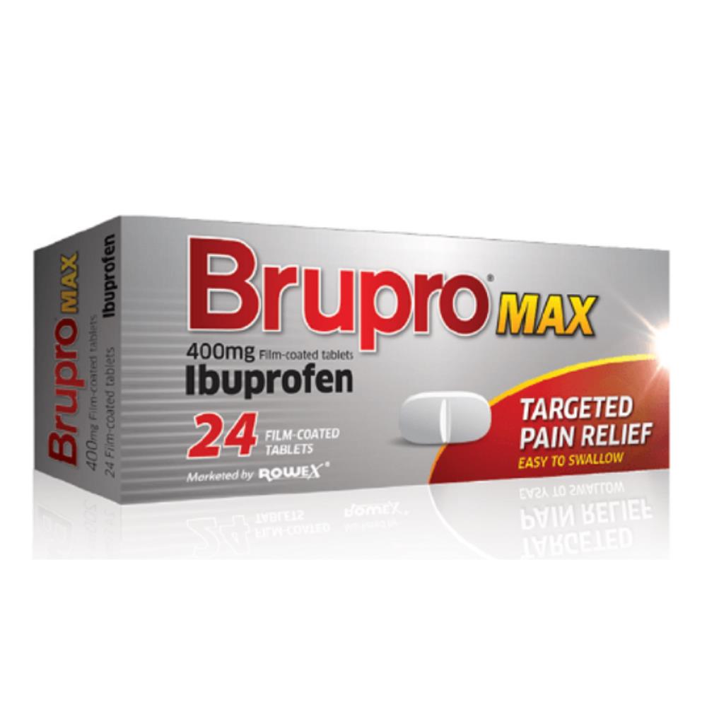 BRUPRO MAX 400MG 24 TABLETS | Molloys Pharmacy | Ireland