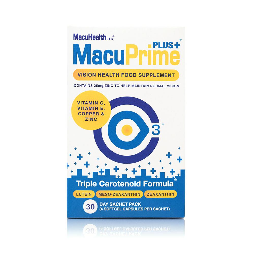 MACUPRIME PLUS 30 DAY SACHET PACK | Molloys Pharmacy | Ireland