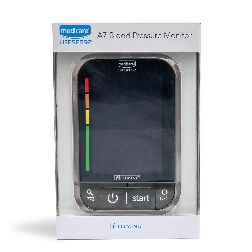 MEDICARE LIFESENSE A7 UPPER ARM BLOOD PRESSURE MONITOR | Molloys ...