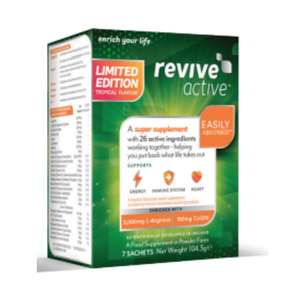 REVIVE ACTIVE GREEN TROPICAL 7 PACK | Molloys Pharmacy | Ireland