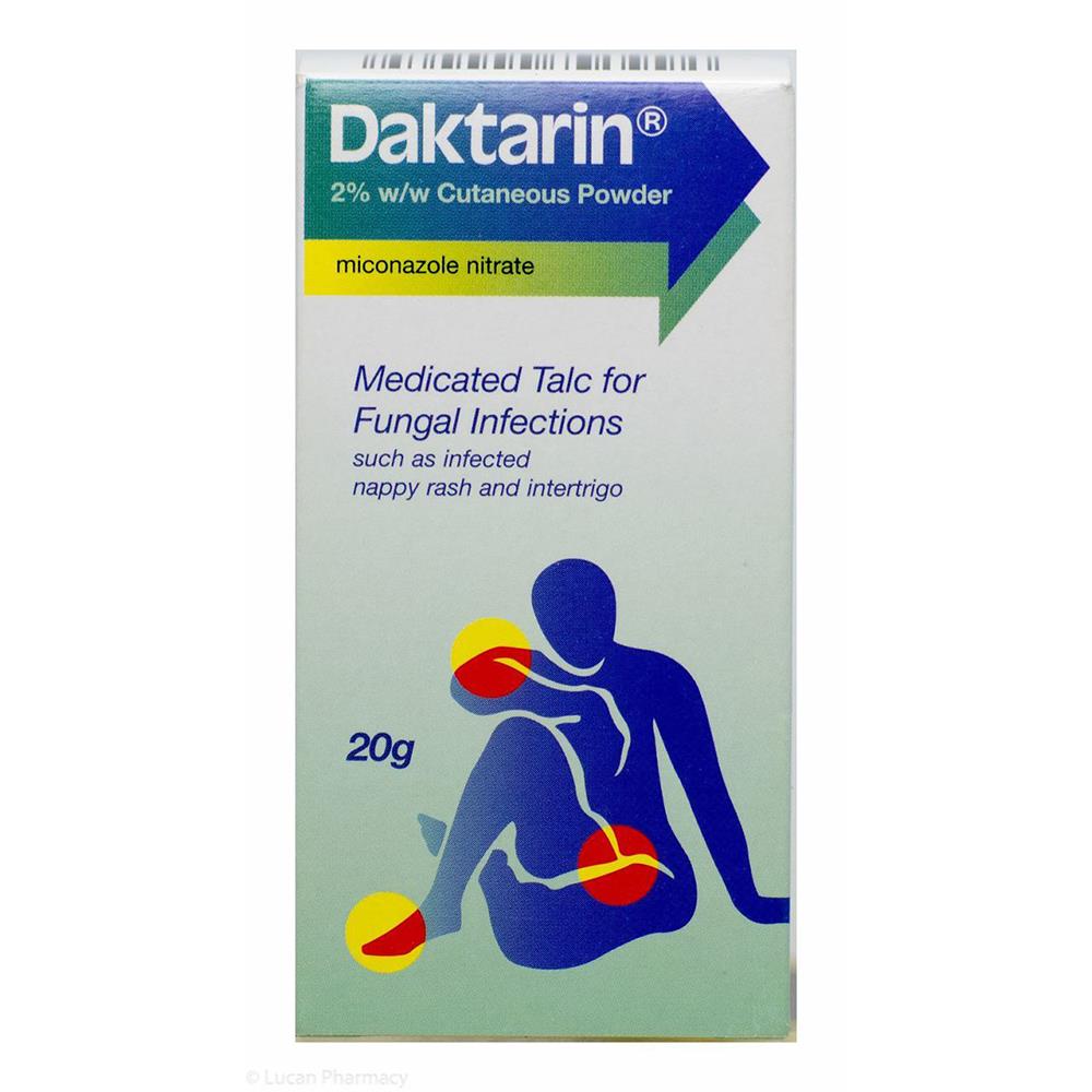 DAKTARIN DUSTING POWDER 2% 20G | Molloys Pharmacy | Ireland