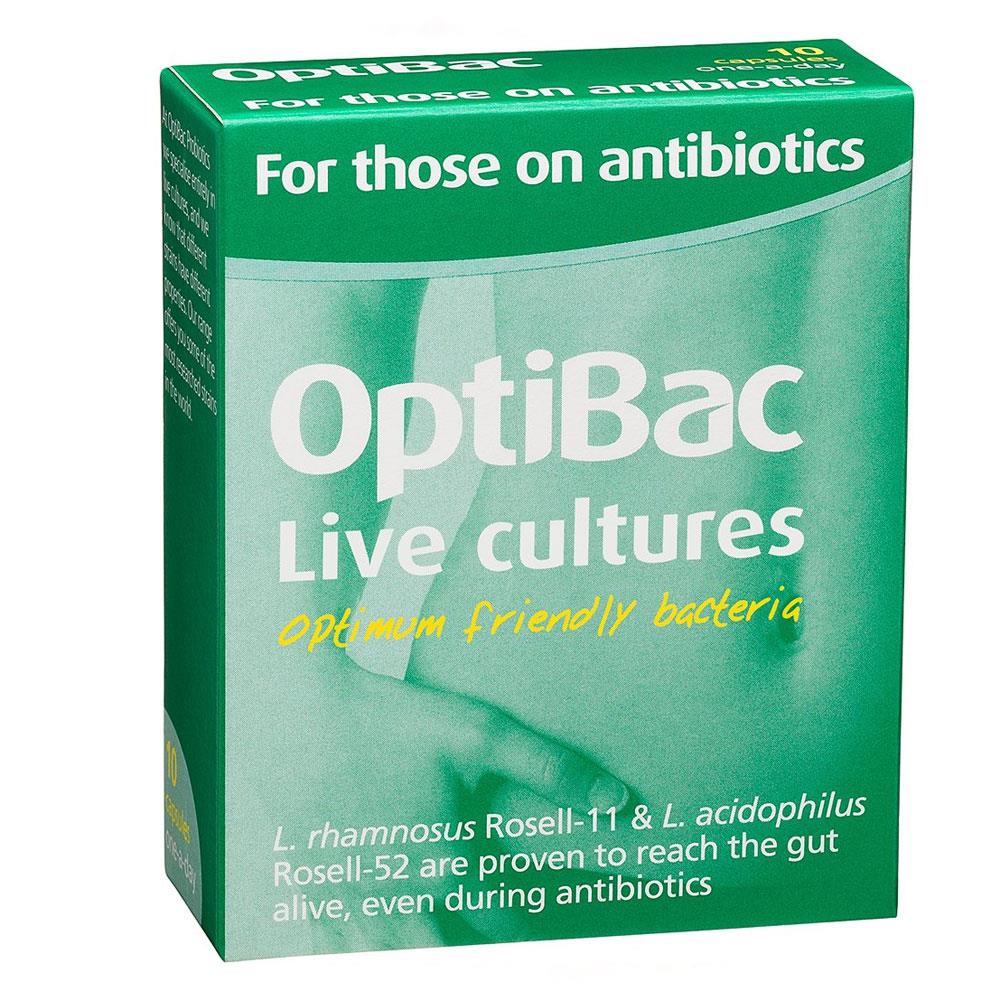 OPTIBAC ANTI PROBIOTIC 10S | Molloys Pharmacy | Ireland
