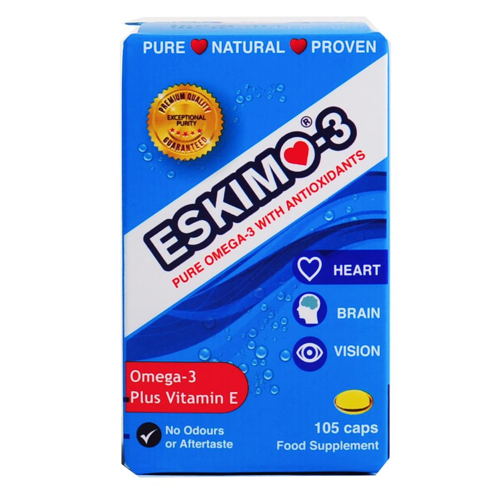 ESKIMO-3 OMEGA-3 OIL WITH VITAMIN E 105 CAPSULES | Molloys Pharmacy ...