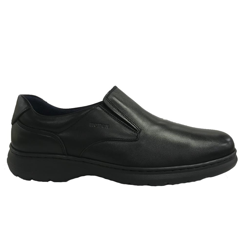 NOTTON 0703 SLIP ON SHOE-BLACK | PhillipsShoes.ie