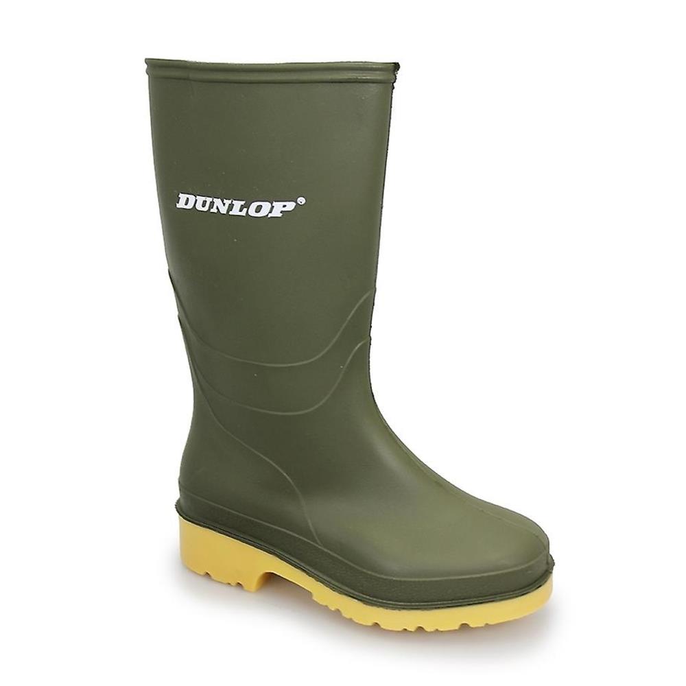 LADIES DUNLOP WELLIES-GREEN | PhillipsShoes.ie