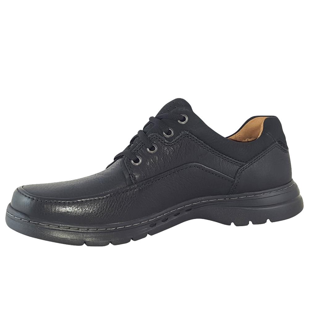 CLARKS UN BRAWLEYLACE EXTRA WIDE SHOE-BLACK | PhillipsShoes.ie