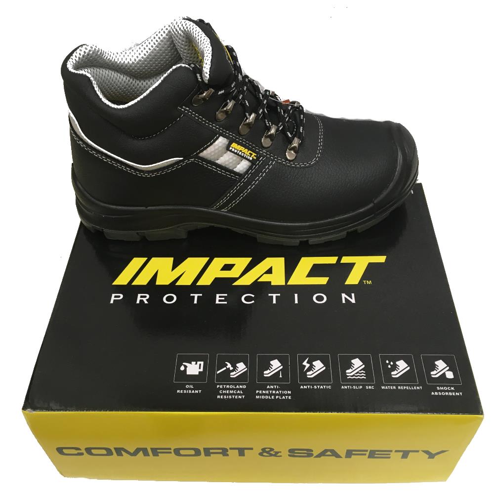 IMPACT SAFETY WORKER SAFETY BOOT-BLACK | PhillipsShoes.ie