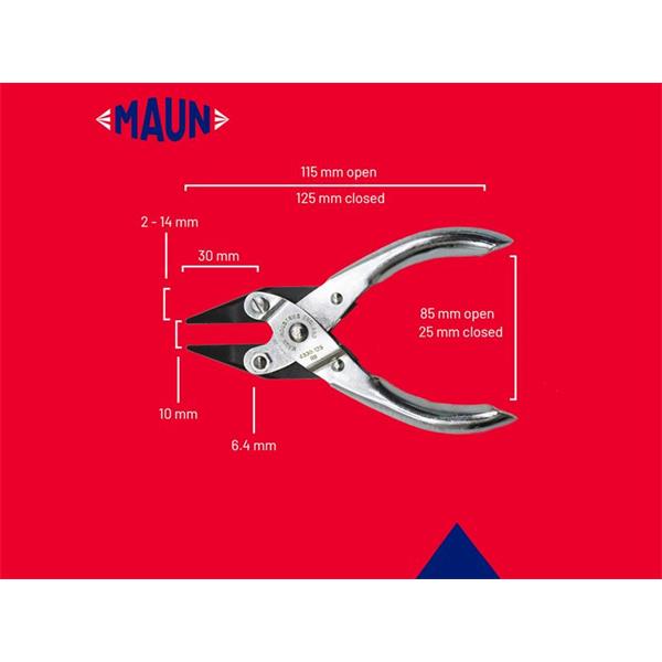 Snipe Nose Parallel Pliers, Serrated Jaws 125mm | Morris DIY | Waterford