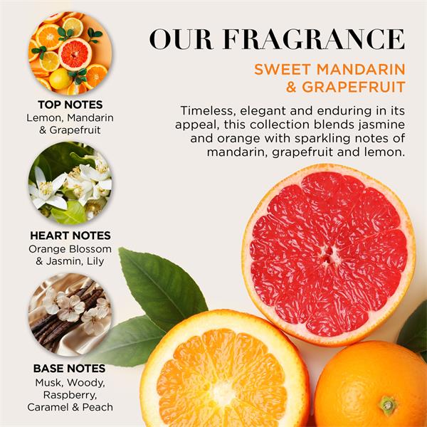 SWEET MANDARIN AND GRAPEFRUIT INDULGENT HAND TRIO GIFT SET | CH Tralee | Ireland