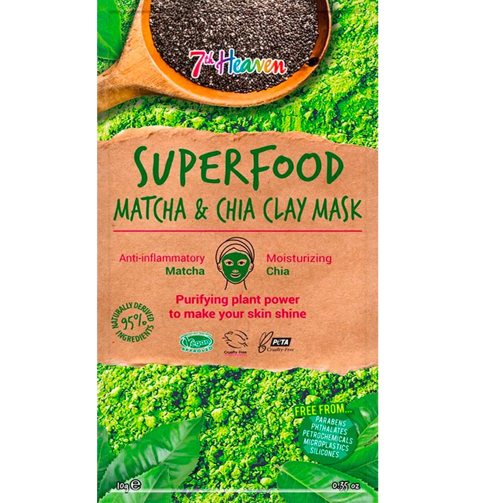 7TH HEAVEN SUPERFOOD MATCHA & CHIA CLAY MASK | CH Tralee | Ireland